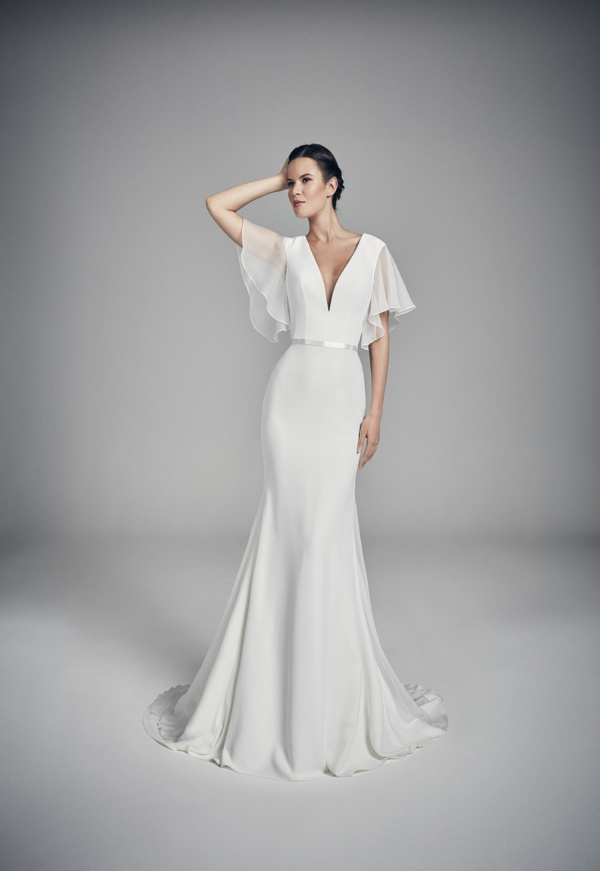 Second Hand Suzanne Neville 'Ariel' Wedding Dress For Sale
