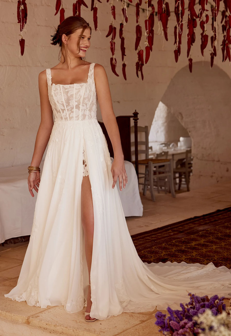 Sample Lillian West '66396' Wedding Dress For Sale